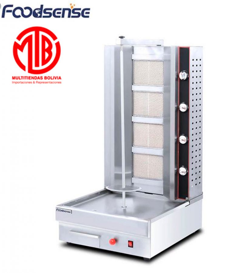 MAQUINA DE SHAWARMA DE 4 QUEMADORES – ACERO INOXIDABLE(HGS-R4-GLP) Más ...